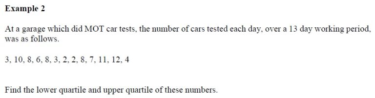 Quartiles for Discrete Data – NB Tutors